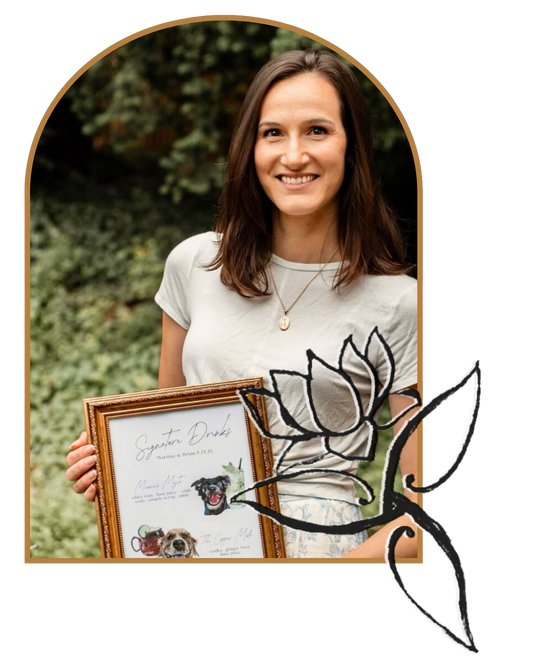 Buy Custom Fine Art Online | Personal & Event Art - Meagan Rose Design ...